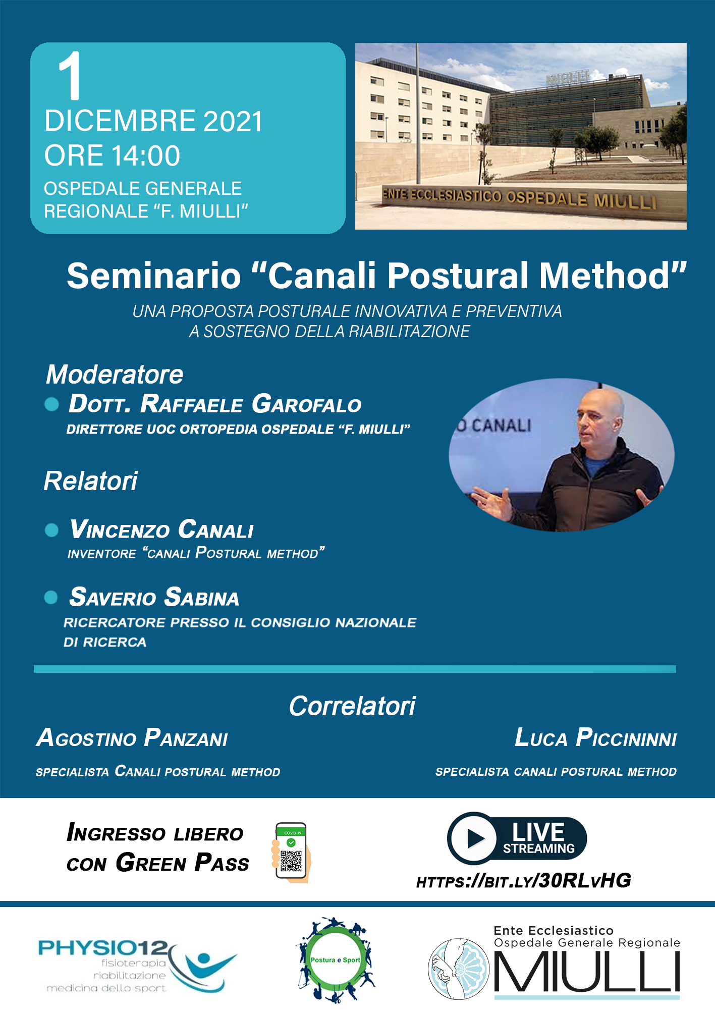 1 dicembre: Seminario "Canali Postural Method", una proposta innovativa a sostegno della ...